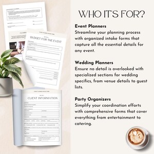 Event Planner Intake Form Canva Template Event Organizer Service ...