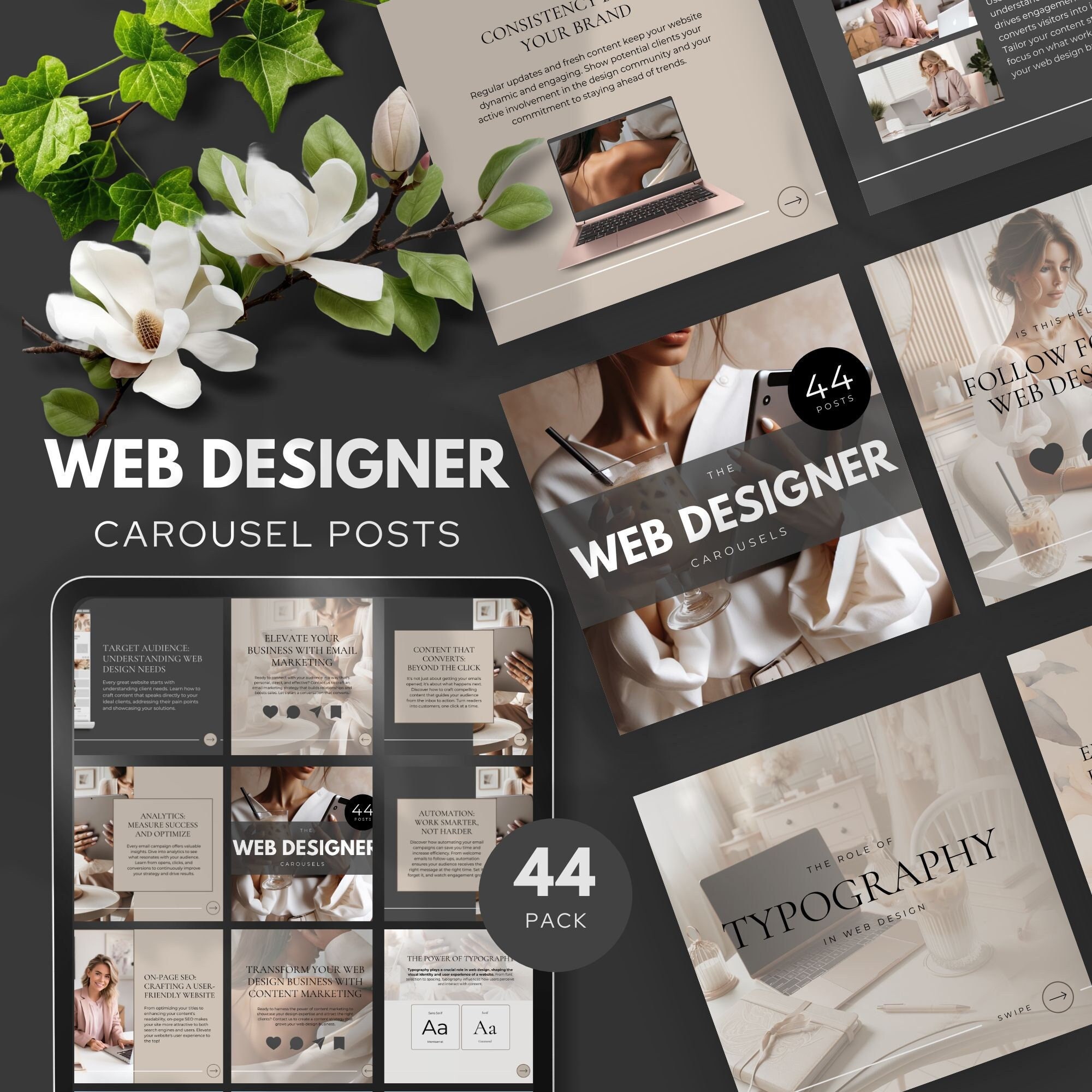 Web Designer Instagram Carousels Social Media for Website Designer ...