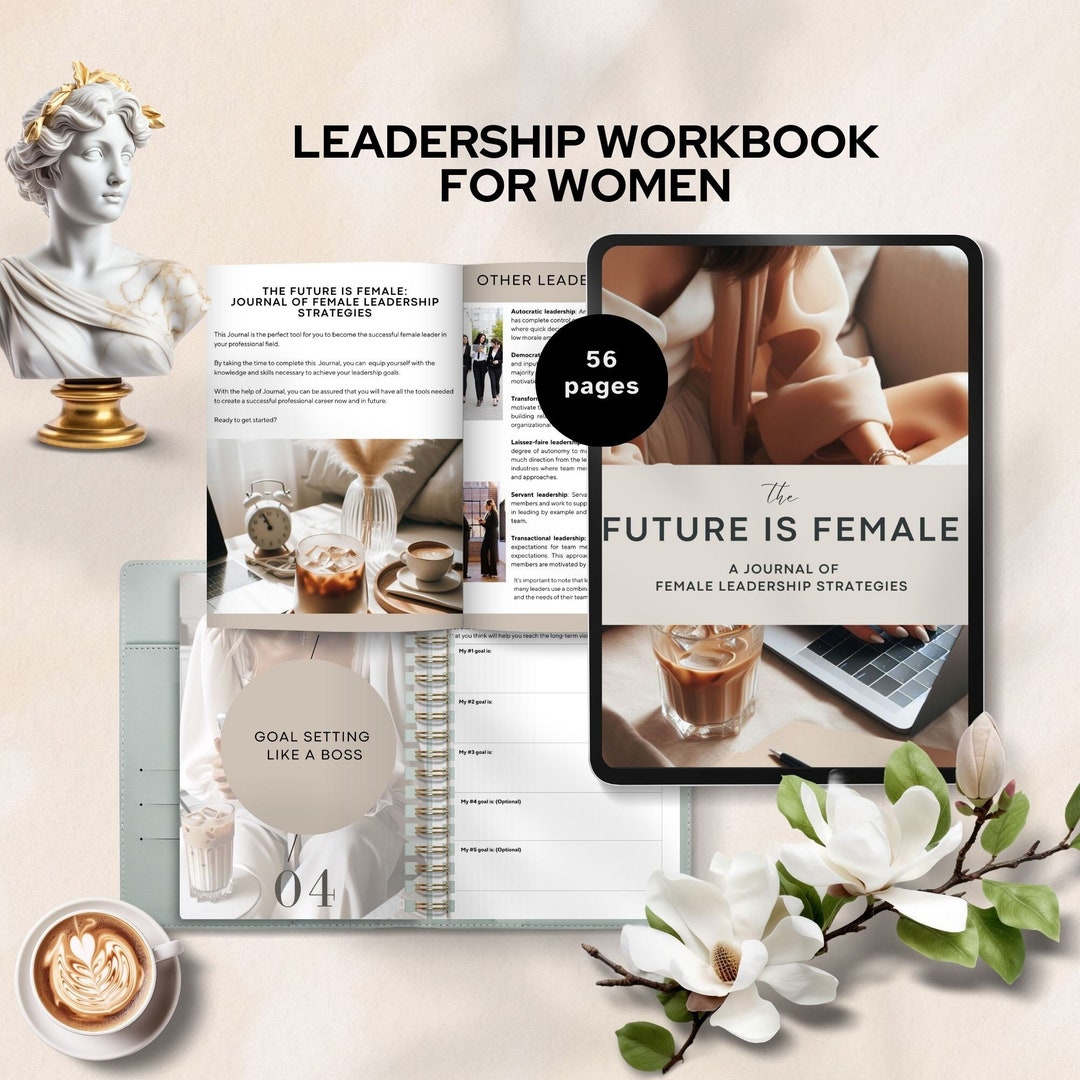 Leadership Workbook for Women Leadership Mindset Journal Planner Growth ...