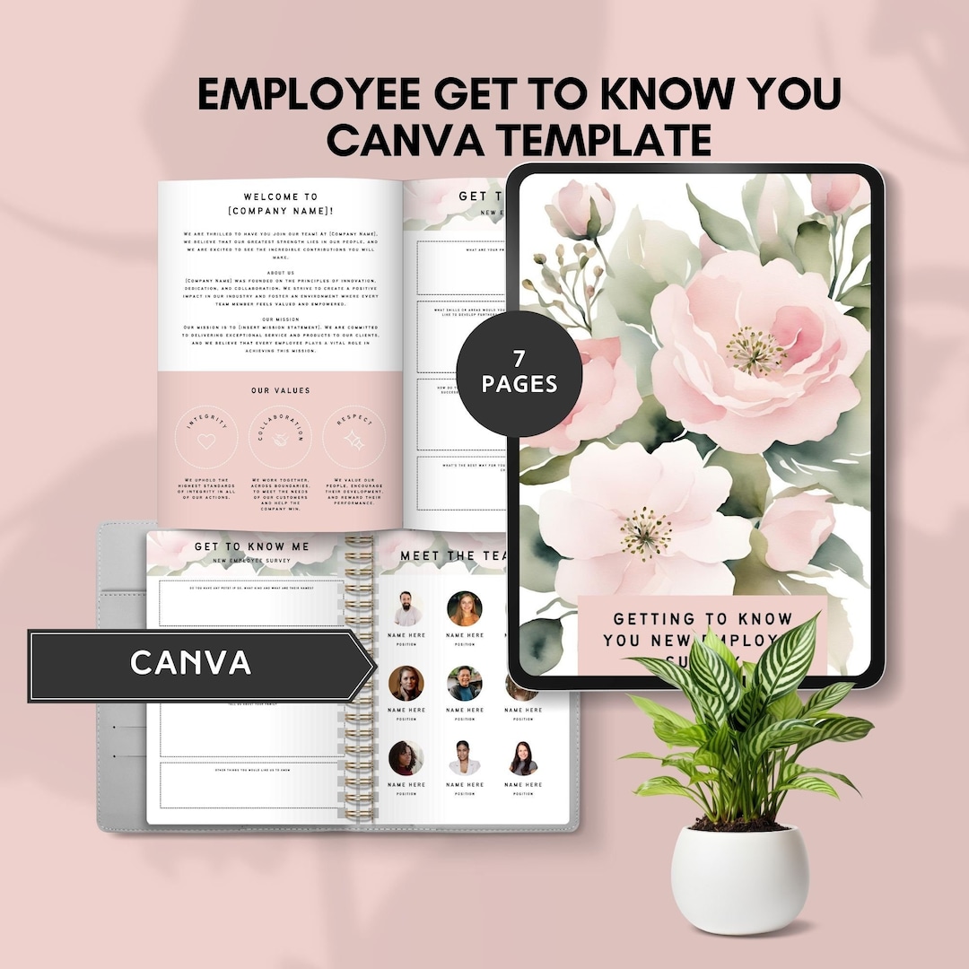 Getting to Know You Coworker Form Employee Get to Know My Team ...