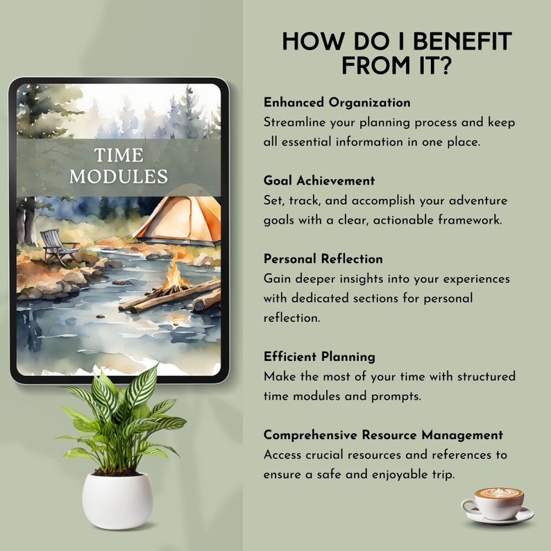 Kids Summer Camp Planner Camping Printable Outdoor Log Book Nature ...