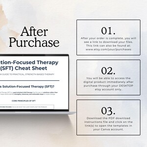 Solution Focused Therapy Cheat Sheet SFBT Brief Questions Worksheet ...