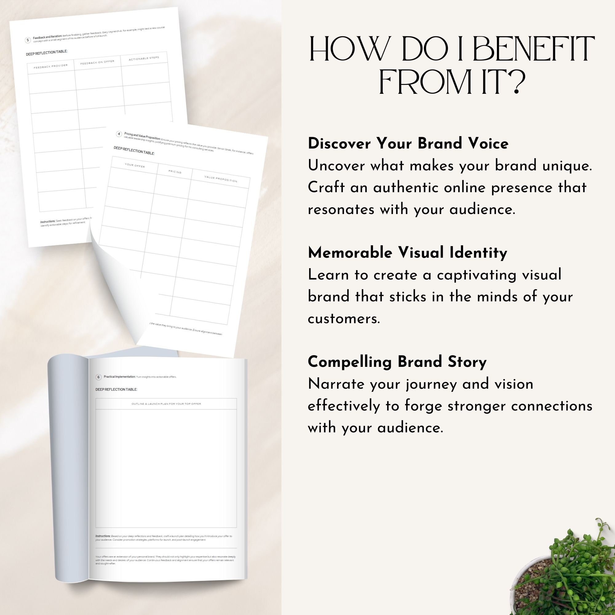 Branding Worksheet for Your Business Personal Branding Strategy ...