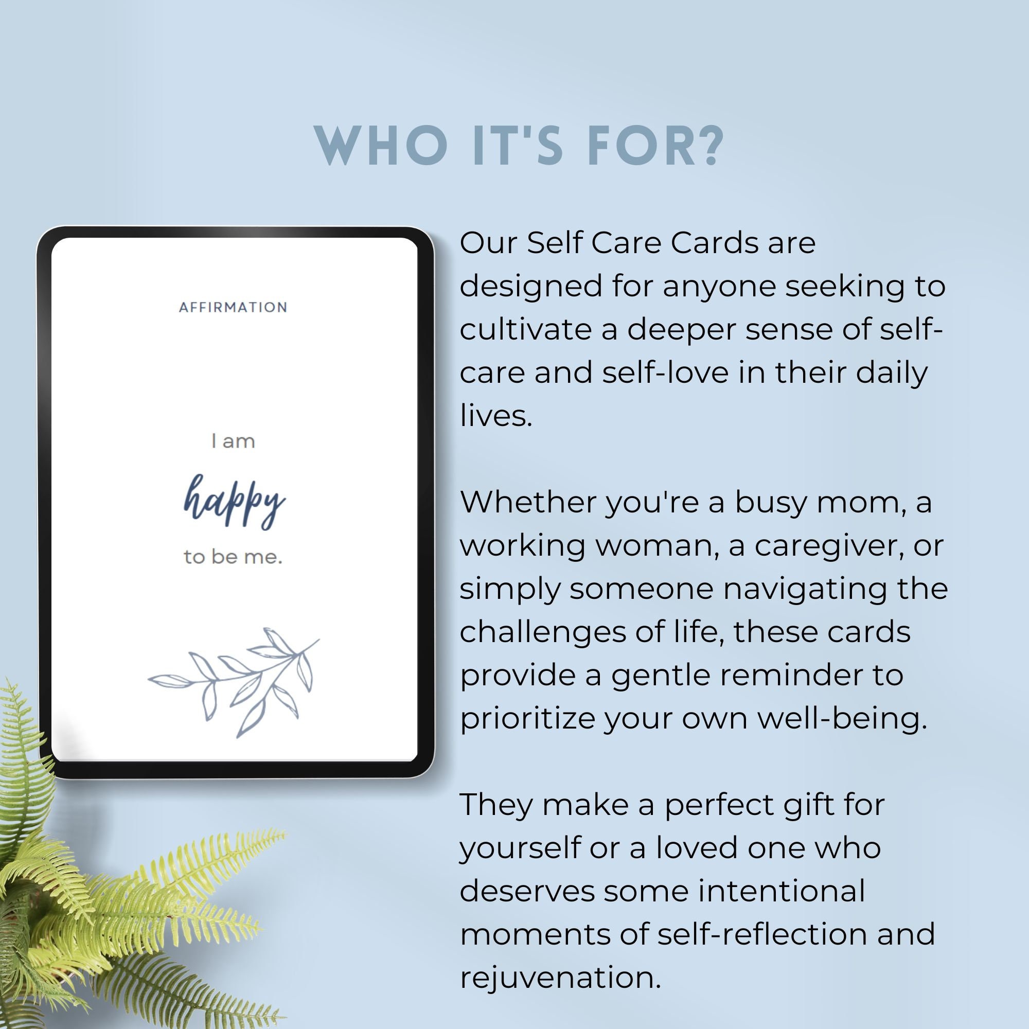 Printable Self Care Reminder Cards Deck Self-care Affirmation Card Self ...
