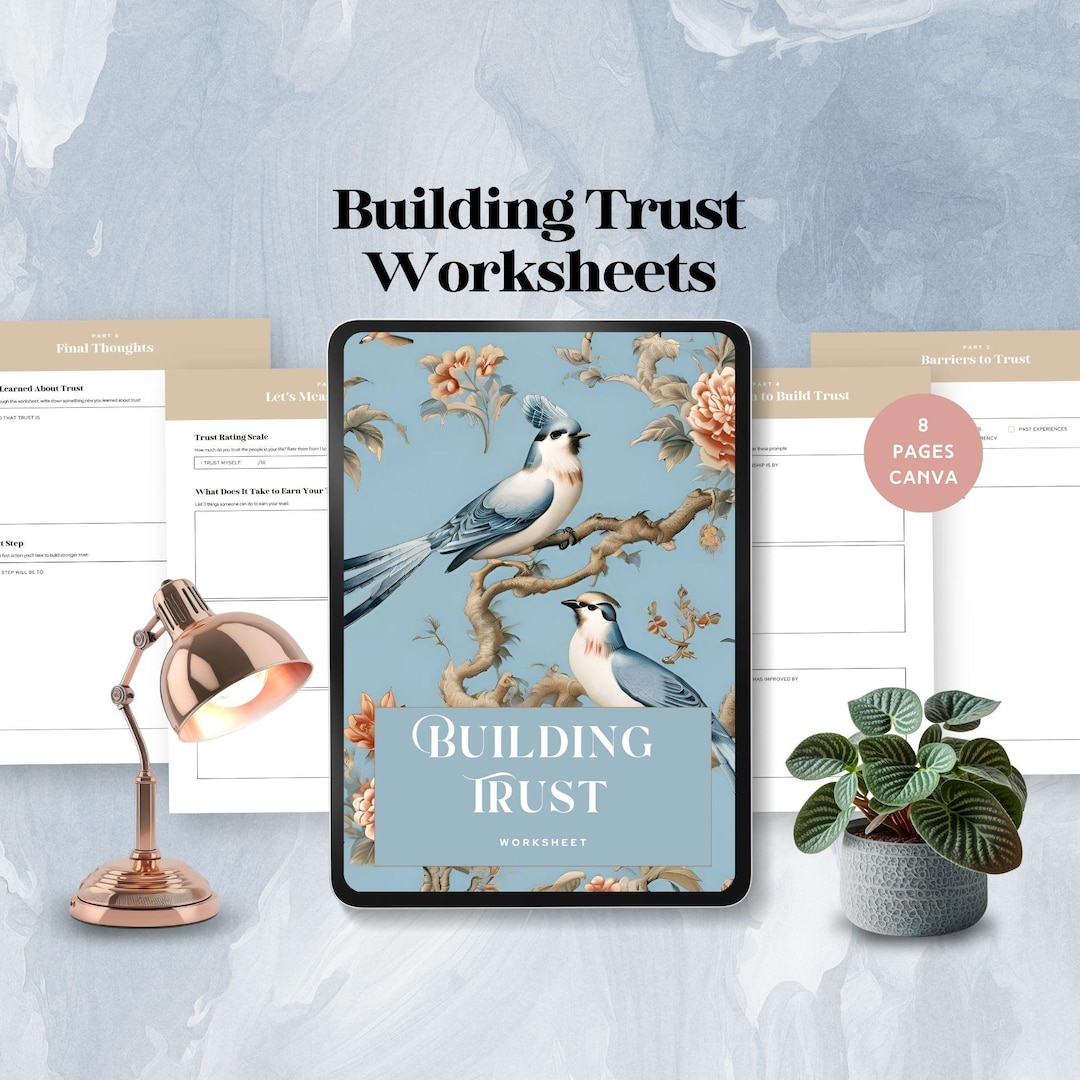 Building Trust Worksheet Relationship Coach Tool Marriage Counseling ...