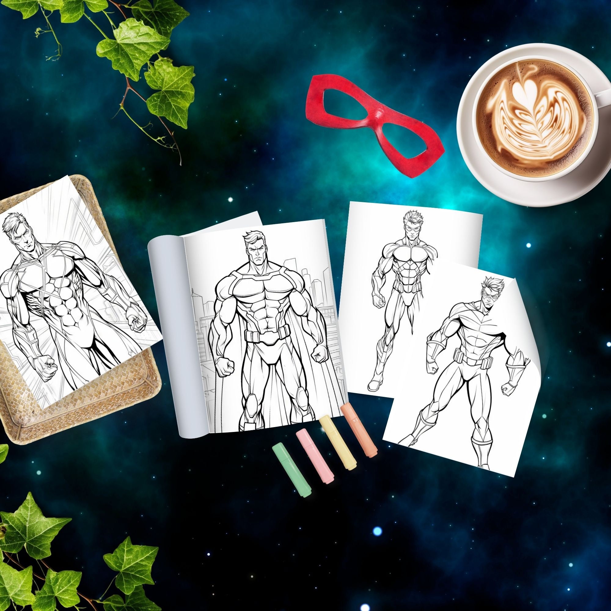 Heroes Coloring Pages Hero Coloring Sheet for Kids Coloring - Etsy
