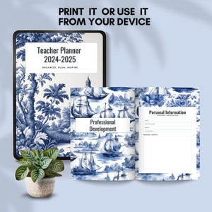 Printable Teacher Planner 2024-2025 Templates Teacher Planner 2024-2025 ...