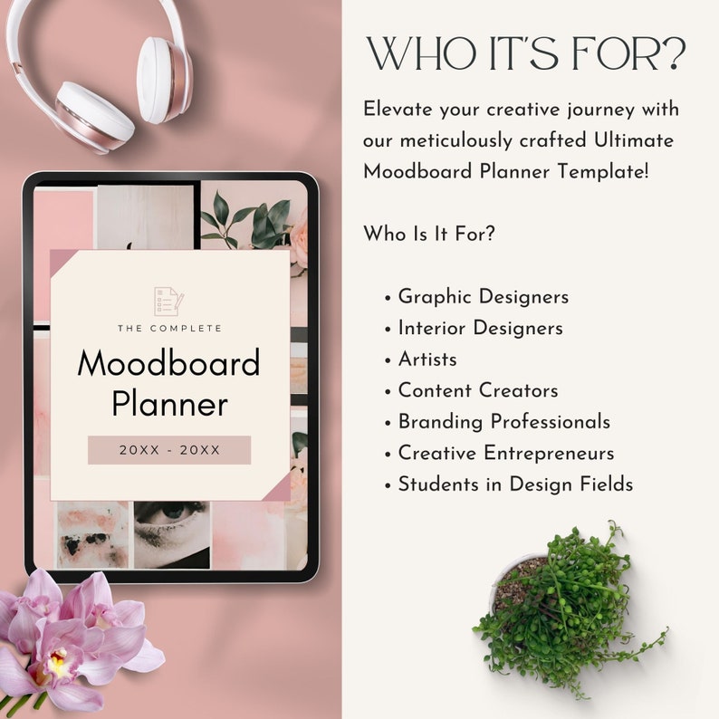 Mood Board Planner Template Canva Wedding Design Guide Content ...