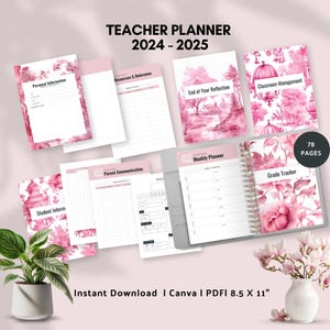 Teacher Planner 2024-2025 Pdf Teacher Weekly Lesson Planner 2024-2025 ...