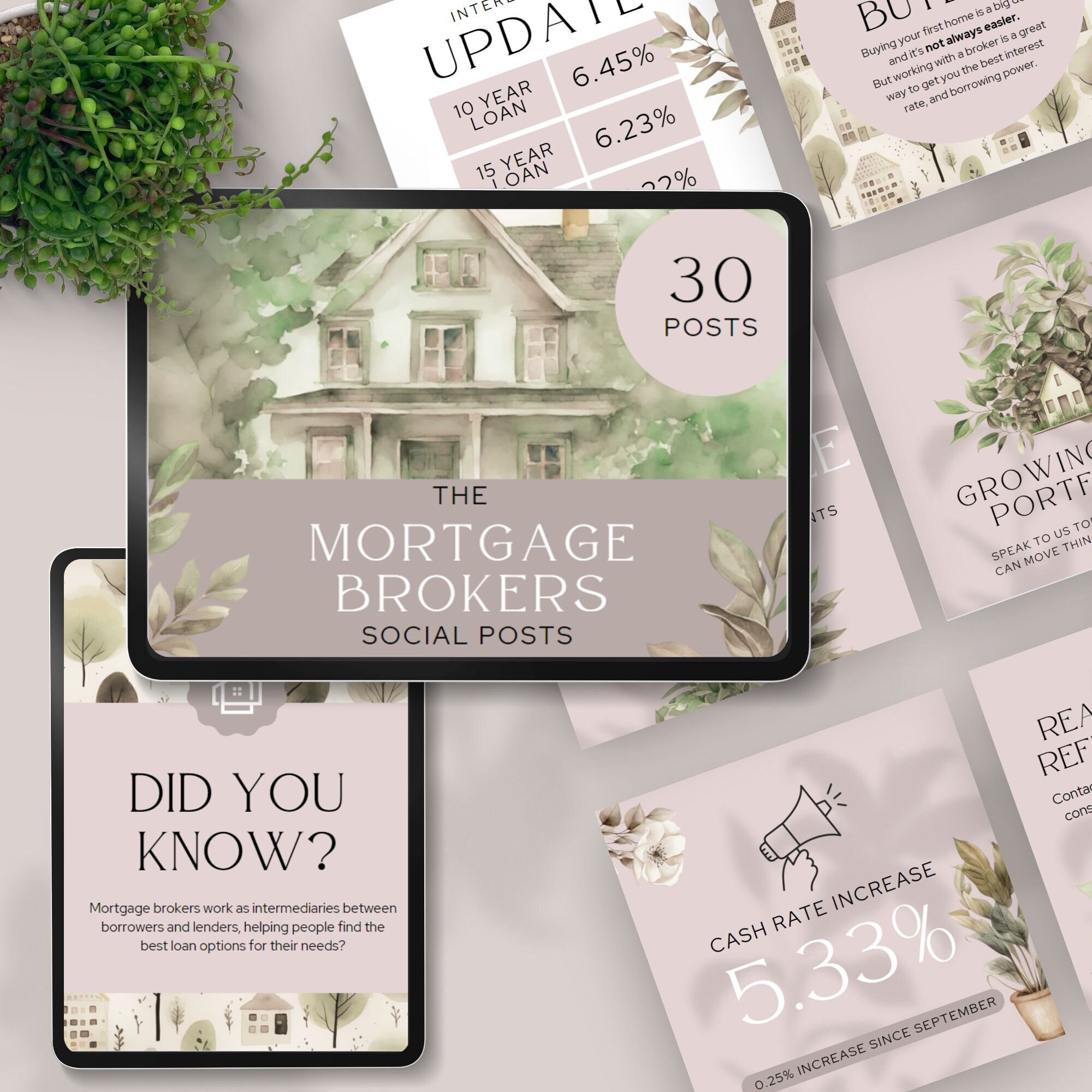 Mortgage Broker Social Media Post Canva Template Instagram Real Estate ...
