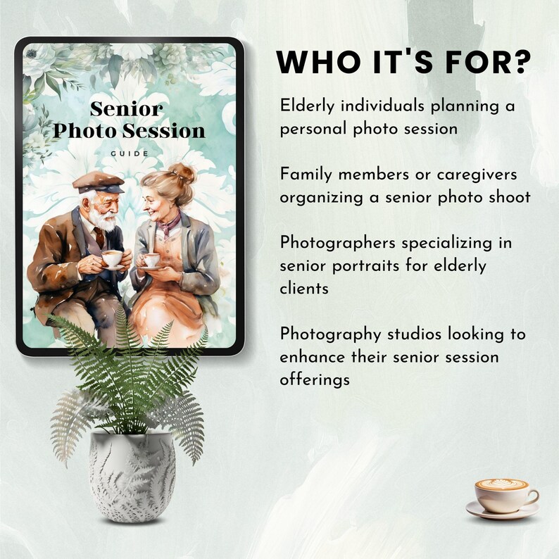 Senior Photo Session Guide Elderly Photo Shoot Session Preparation ...