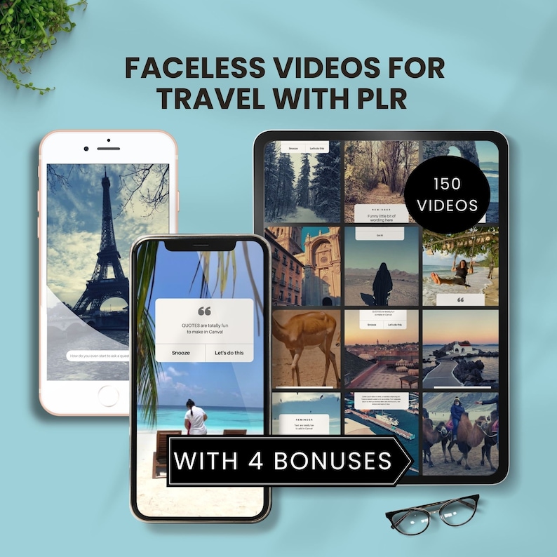 Faceless Reels Travel Plr Instagram Reels Travel Done for You Travel ...