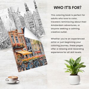 Adult Coloring Pages Amsterdam Color Page Dutch Architecture Landmark ...