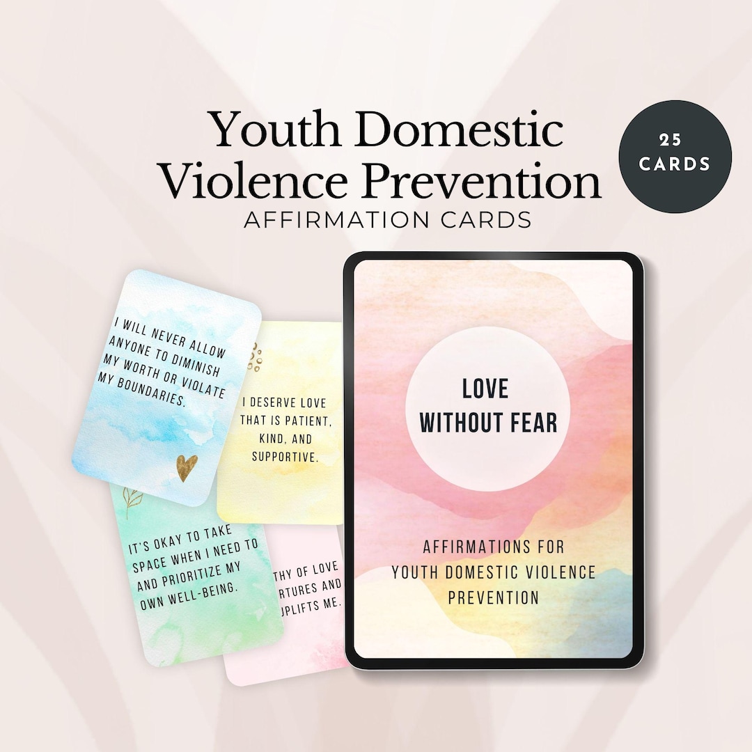 Domestic Abuse Affirmations for Teens, Trauma Violence Survivor ...