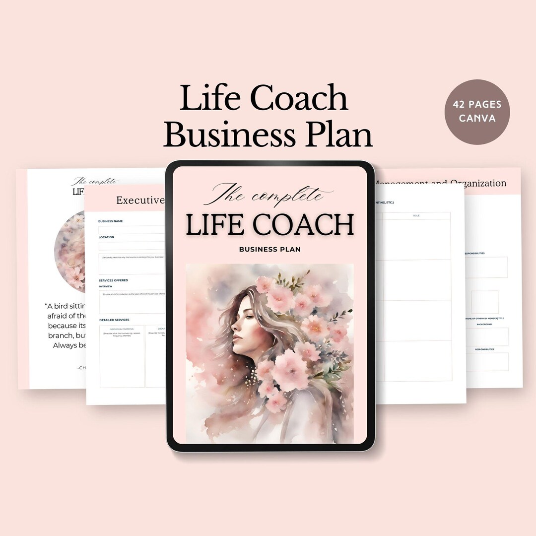 Life Coach Business Plan Coaching Business Startup Guide for Life ...