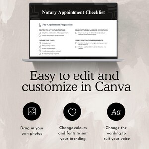 Notary Appointment Checklist Notary Public Client Intake Form Editable ...
