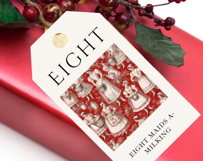 12 Days of Christmas Crest and Pattern Set - Etsy Canada