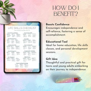 Life Skills Checklist Life Prep List Practical Kids Life Skills ...