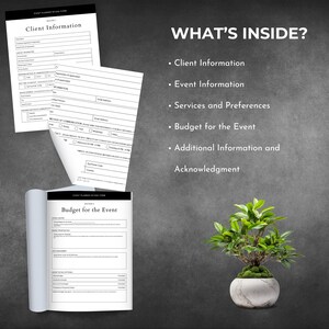 Event Planner Intake Form Canva Template Event Organizer Service ...