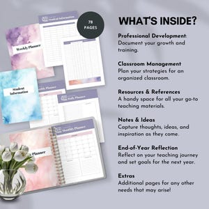 Teacher Planner 2024-2025 Templates Teacher Planner 2024-2025 Pdf ...