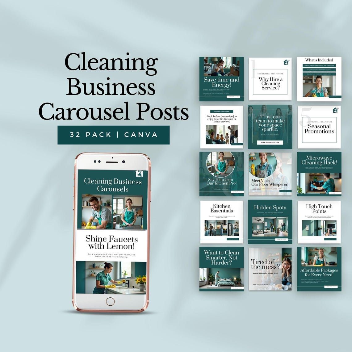 Cleaning Business Social Media Posts Professional Cleaning Service ...