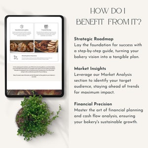 Bakery Business Plan Template for Small Bakeries Planner in Home Bakery ...