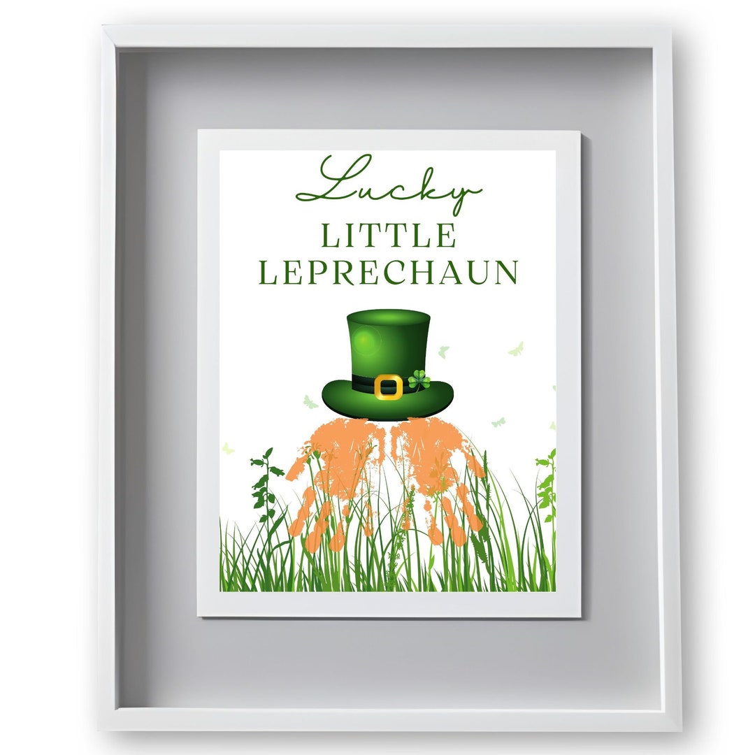 St Patricks Day Handprint Leprechaun St Patrick Handprint St Patricks ...