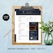 Mobile Bar Pricing Template Bartender Price Menu Cocktails Drinks List ...