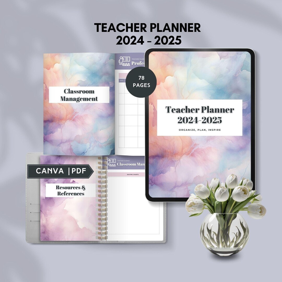 Teacher Planner 2024-2025 Templates Teacher Planner 2024-2025 Pdf ...