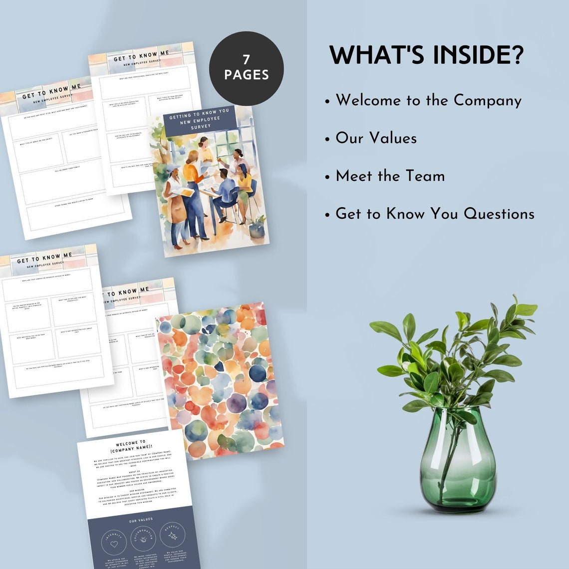 Getting to Know You for Coworkers Employee Get to Know My Team ...