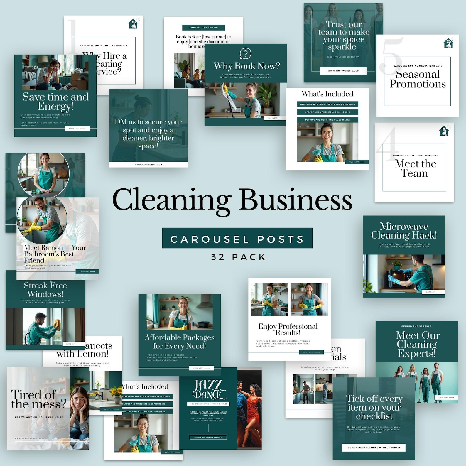 Cleaning Business Social Media Posts Professional Cleaning Service ...