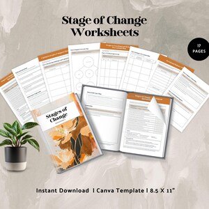 Stages of Change Worksheet Motivation Interview Behavior Modification ...