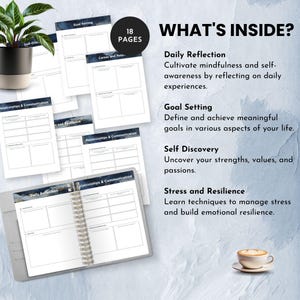 Journaling Worksheets for Men Journal Prompts Mental Health Therapy Man ...