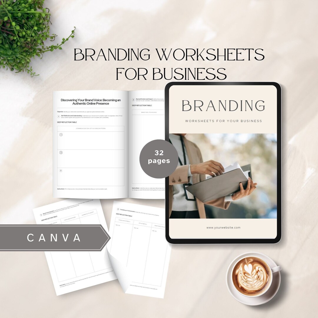 Branding Worksheet for Your Business Personal Branding Strategy ...