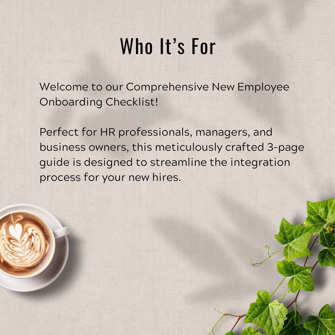 New Employee Onboarding Checklist Employee Onboarding Packet Employee ...