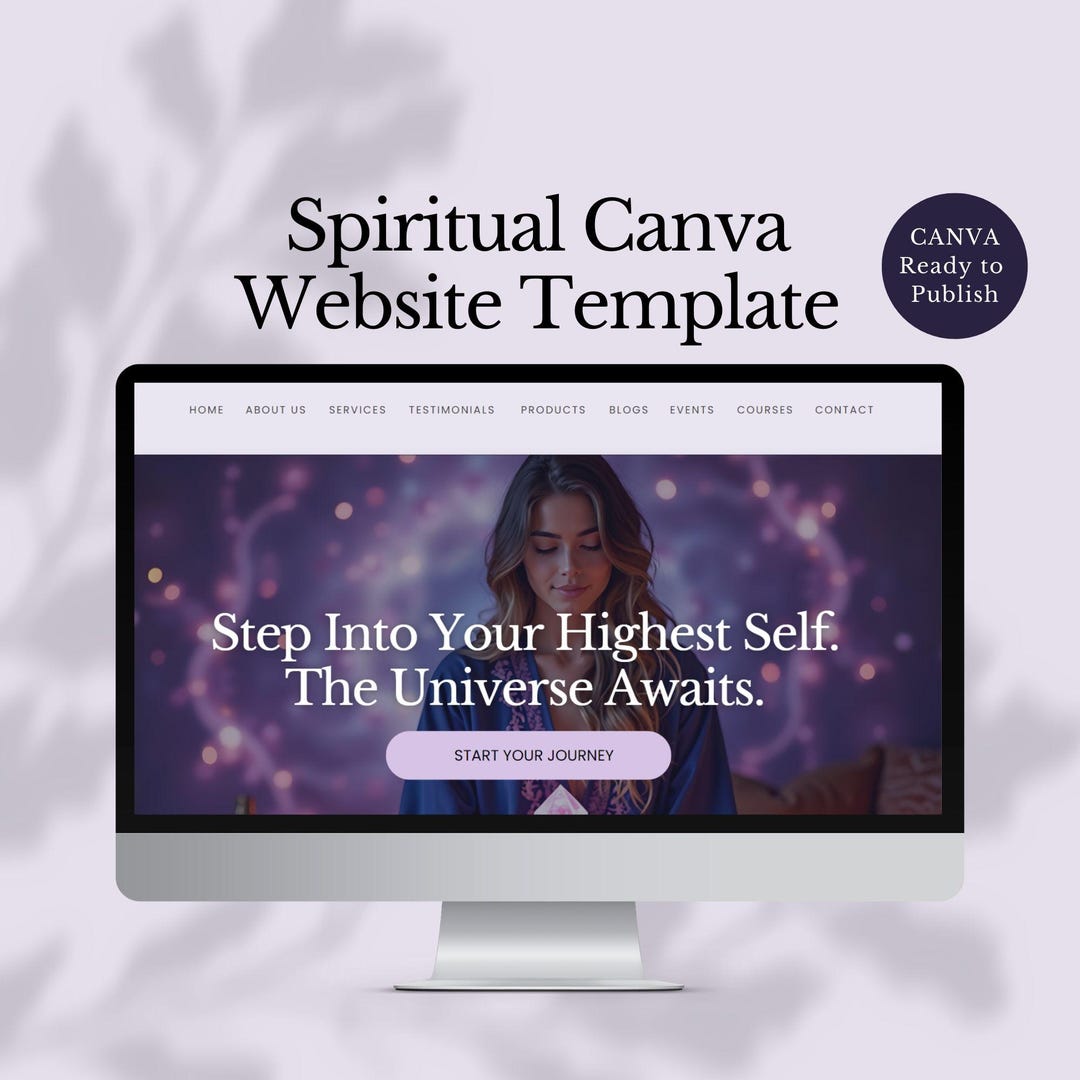 Astrology Website Spiritual Coach Web Site Purple Psychic Mystical ...
