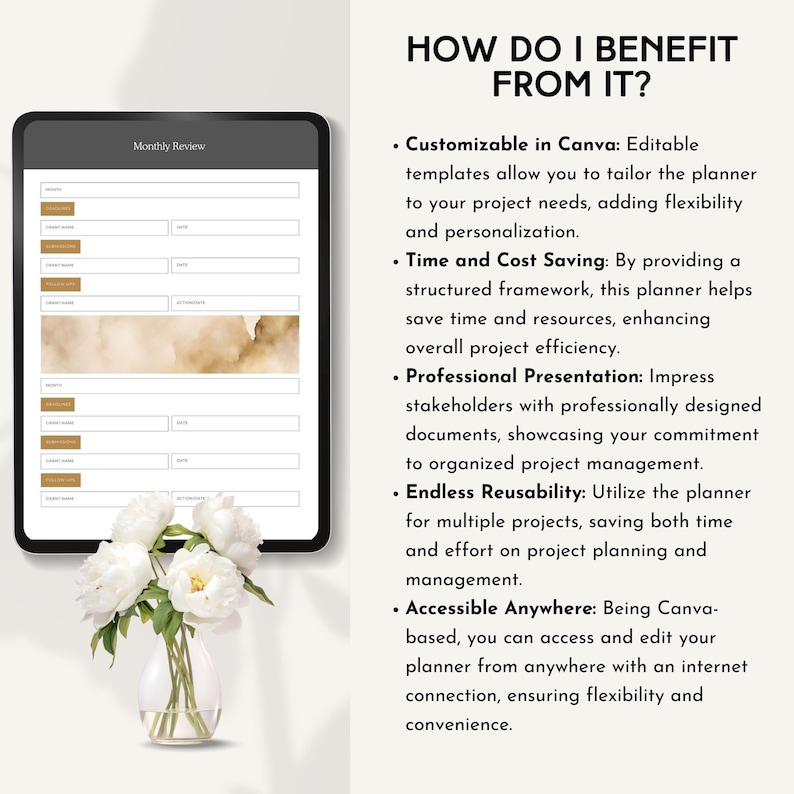 Non Profit Planner Template Canva Non Profit Organization Plan Charity ...