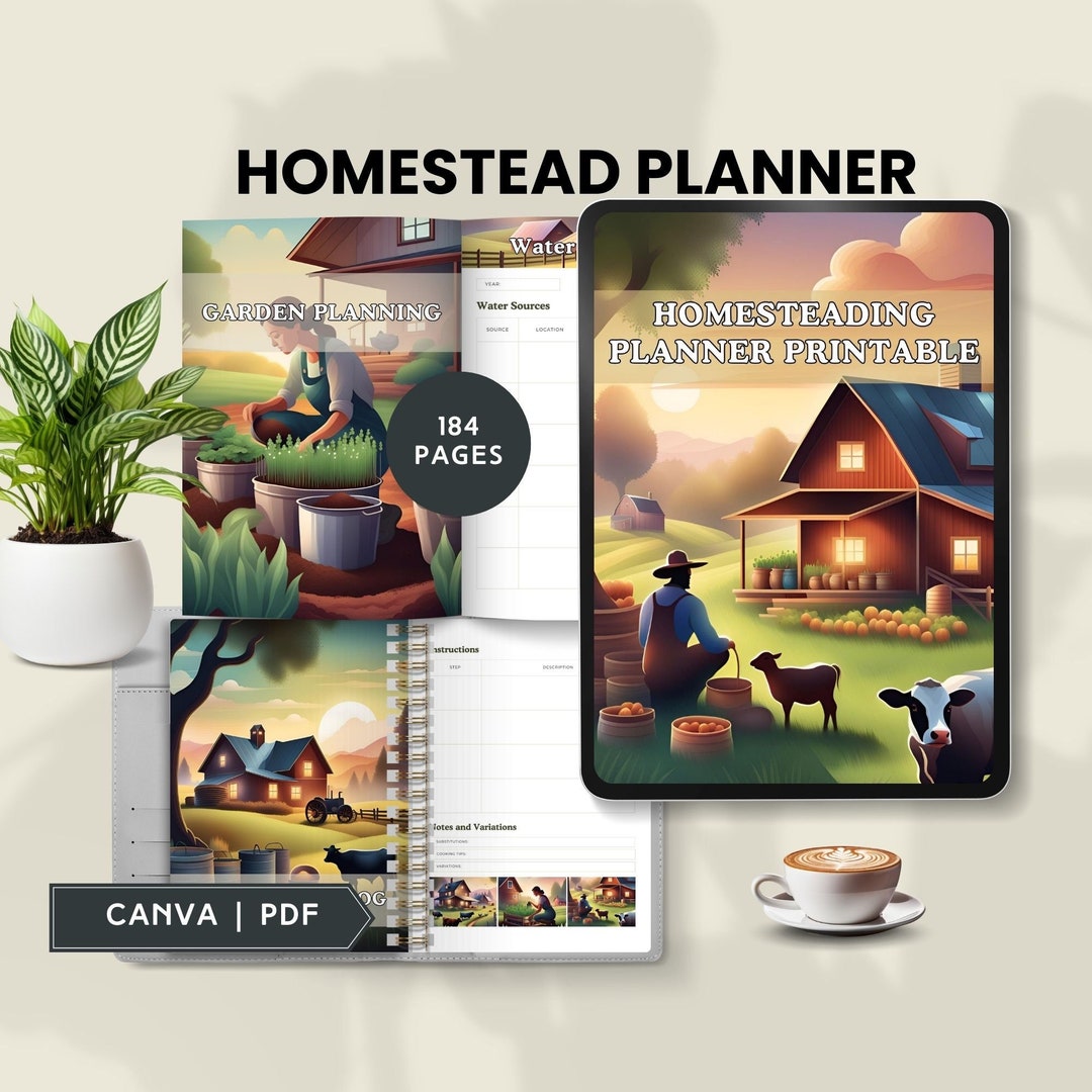 Homestead Digital Planner the Ultimate Homestead Planner 2024 Garden ...
