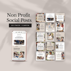 Non Profit Social Media Post Templates for Charity Instagram Volunteer ...