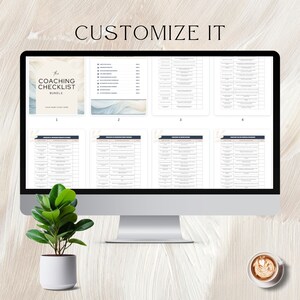 Worksheet Bundle Coach Canva Templates Life Coaching Checklist Self ...