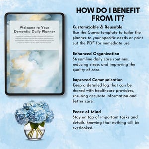 Dementia Planner Dementia Daily Routine Plan for Dementia Care Giver ...