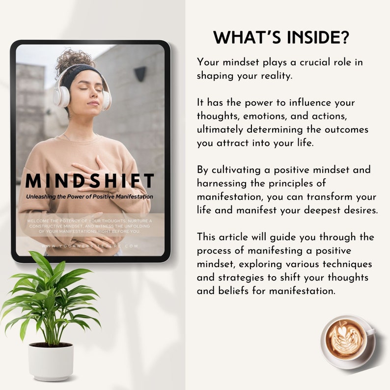 Manifest Lead Magnet Manifestation Freebie Guide Manifesting Canva ...