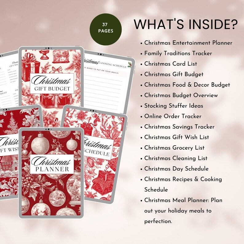 The Ultimate Christmas Planner Template Xmas Checklist Printable ...