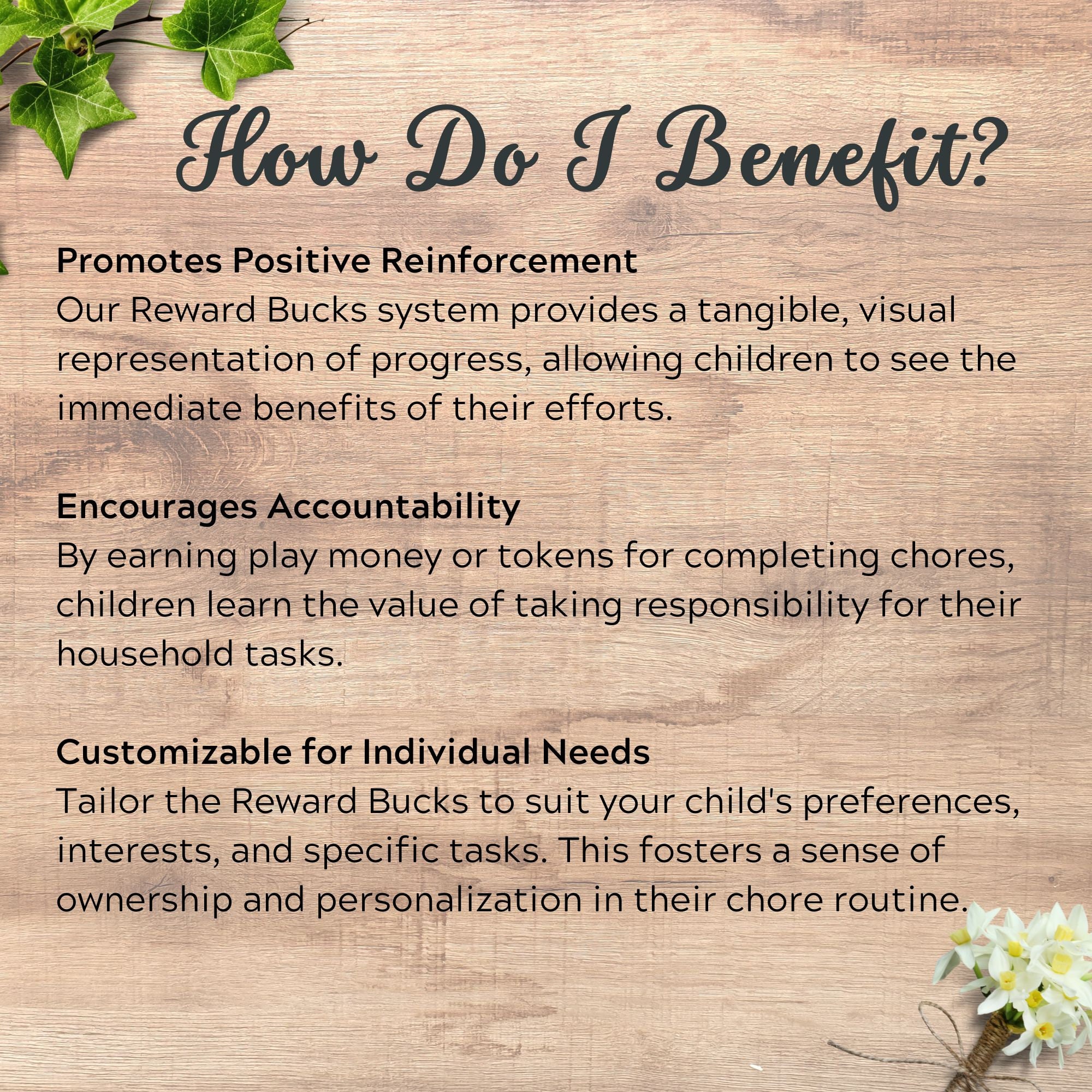 Kids Reward Bucks and Chart Classroom Good Behavior Bucks Mom Bucks ...