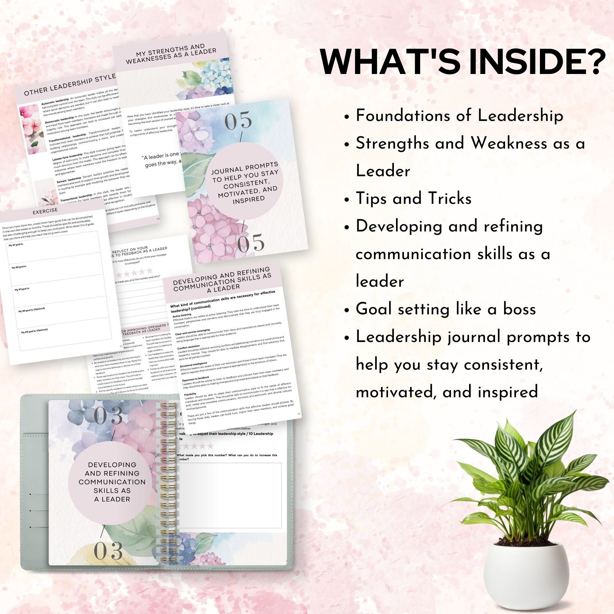 Leadership Development Template Leadership Workbook for Women ...