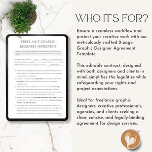Graphic Design Agreement Template Freelance Contract Client Logo Design ...
