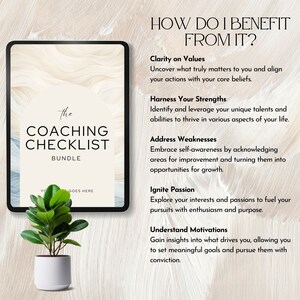 Worksheet Bundle Coach Canva Templates Life Coaching Checklist Self ...