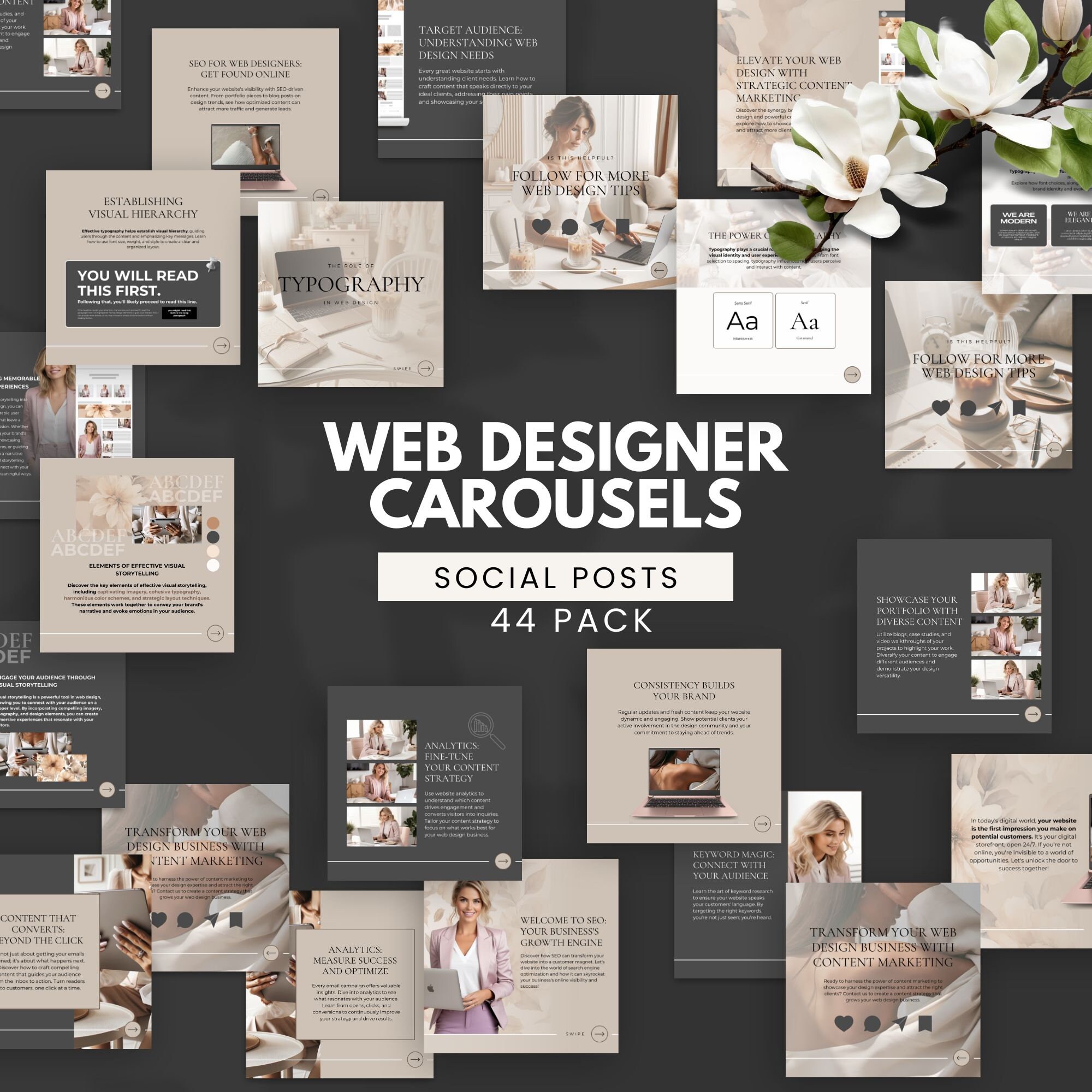 Web Designer Instagram Carousels Social Media for Website Designer ...