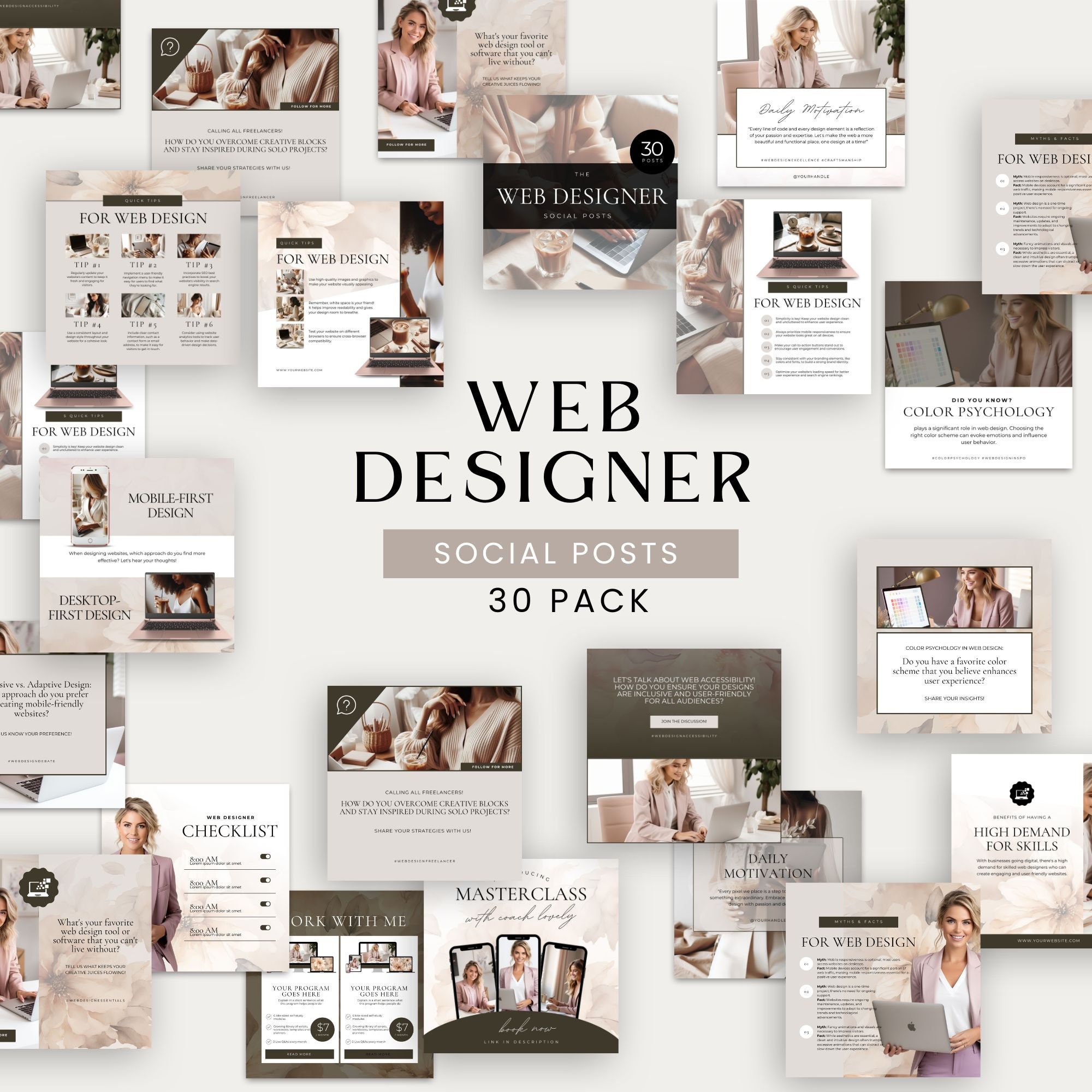 Social Media Post for Web Designer Instagram Website Designer Social ...