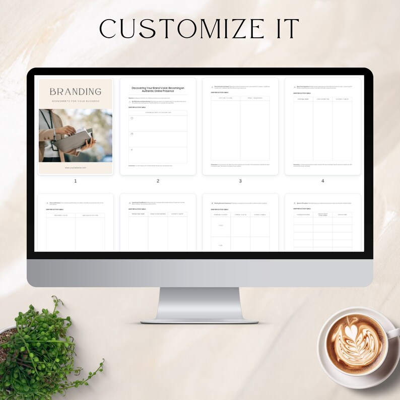 Branding Worksheet for Your Business Personal Branding Strategy ...